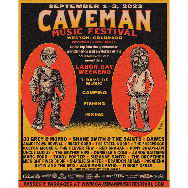 CMF23 - 18x24" Screen Print Line-Up Poster (Limited Edition) – Caveman ...